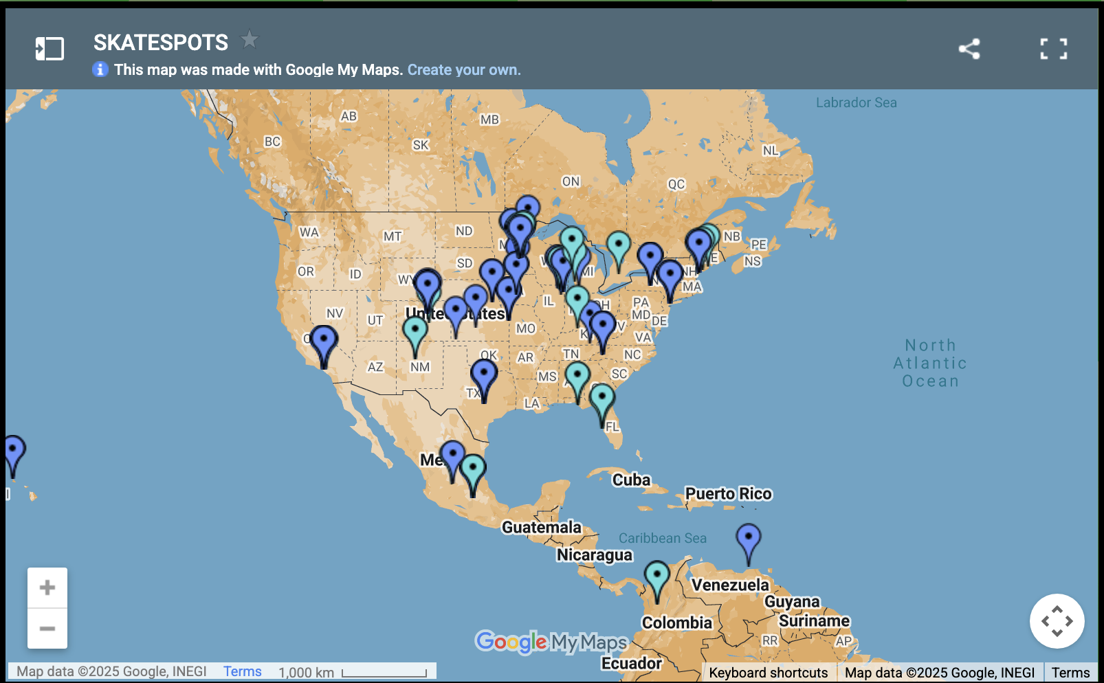 Skate Map | Find and Share Skatespots Worldwide